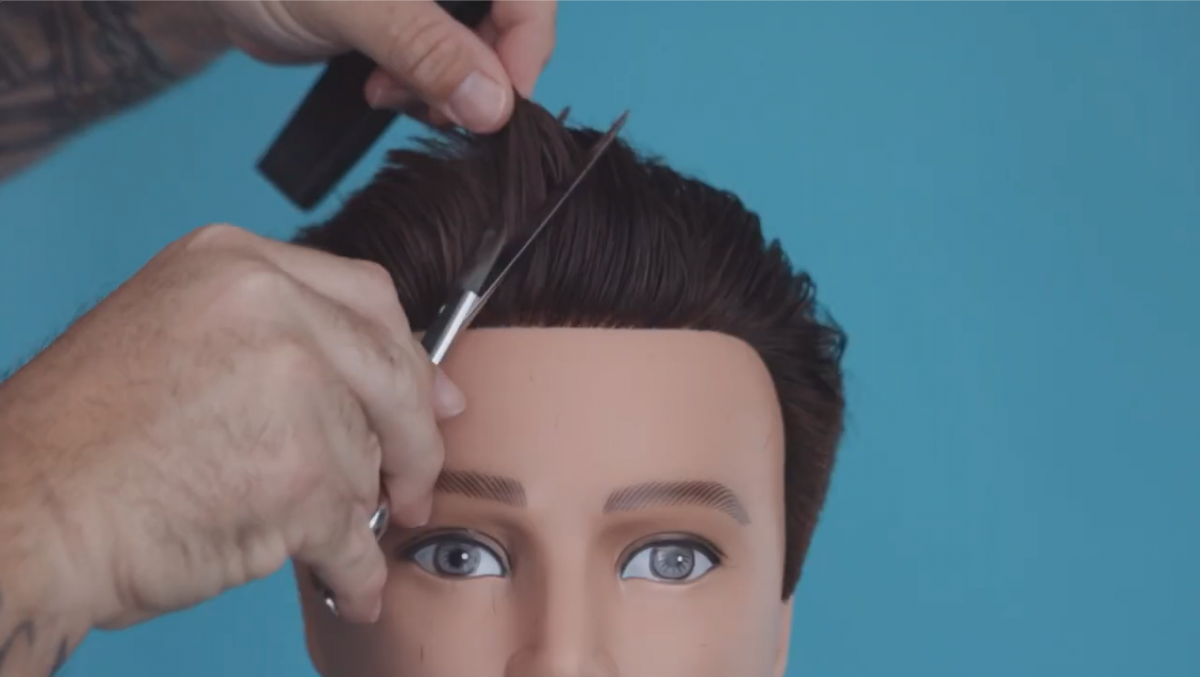 KỸ THUẬT CẮT: GRADUATION CHO NAM BẰNG TÔNG ĐƠ - TIGI Fuse